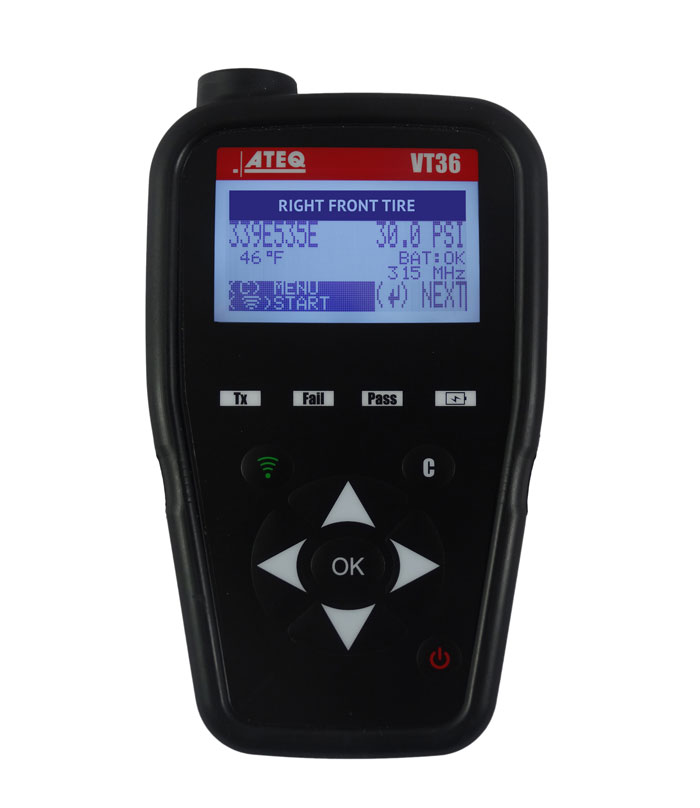 ATEQ Introduces VT36 TPMS Sensor Activation And Programming Tool